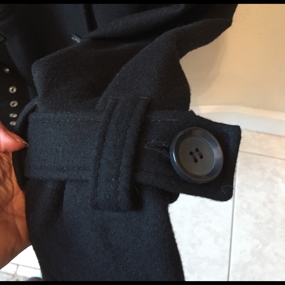 Moda International | Jackets & Coats | Stylish Black Wool Coat | Poshmark