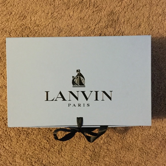 Lanvin | Accessories | Lanvin Empty Shoe Box With Authenticity Card ...