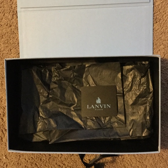 Lanvin | Accessories | Lanvin Empty Shoe Box With Authenticity Card ...