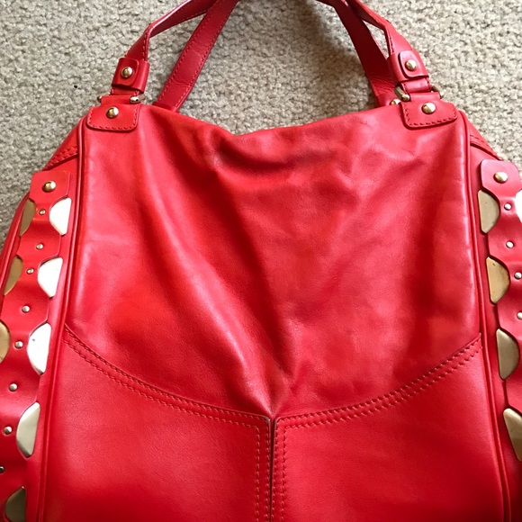 Versace | Bags | Cherry Red Versace Bag | Poshmark