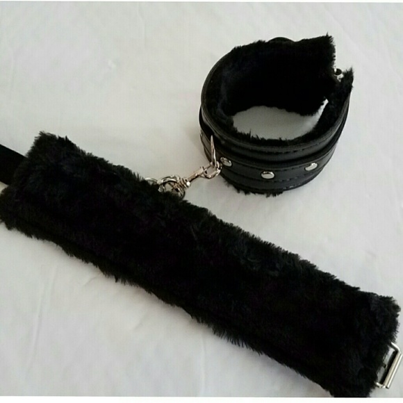 Intimates & Sleepwear | Special Sexy Fuzzy Leather Chrome Handcuffs ...