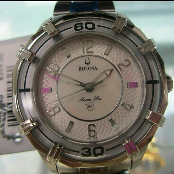 Bulova | Accessories | Nwt Bulova Marine Star Solano Mop Watch | Poshmark