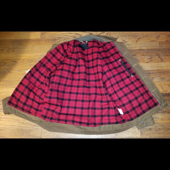 Filson | Jackets & Coats | Tin Cloth Fleece Lined Packer Coat Jacket ...
