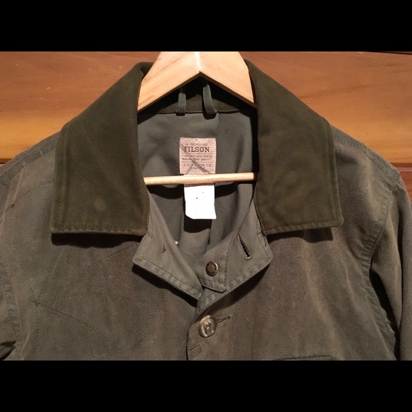 Filson | Jackets & Coats | Vintage Size Filson 435 Oil Cloth Wax ...