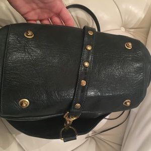 Botkier | Bags | Botkier Satchel Teal And Gold | Poshmark