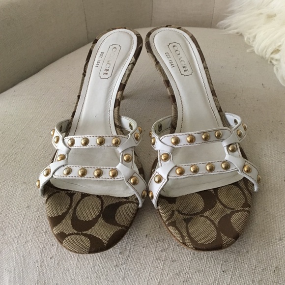 Coach | Shoes | Coach Kitten Heel Slipon | Poshmark