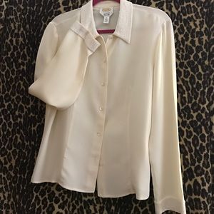 Talbots | Tops | Talbots Pure Silk Shirt Size2 | Poshmark