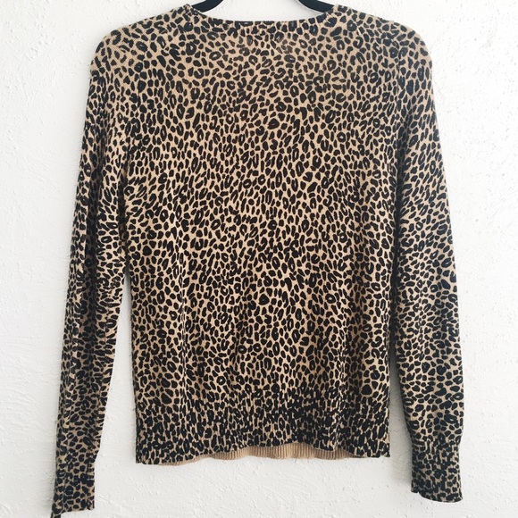 LOFT | Sweaters | Cheetah Print Sweater | Poshmark