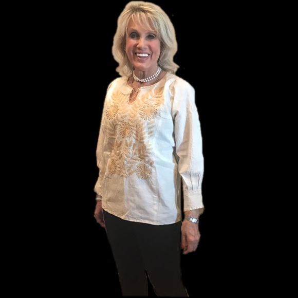 Cielito Lindo | Tops | New Handmade Embroidered Boho Ethnic Blouse Top ...