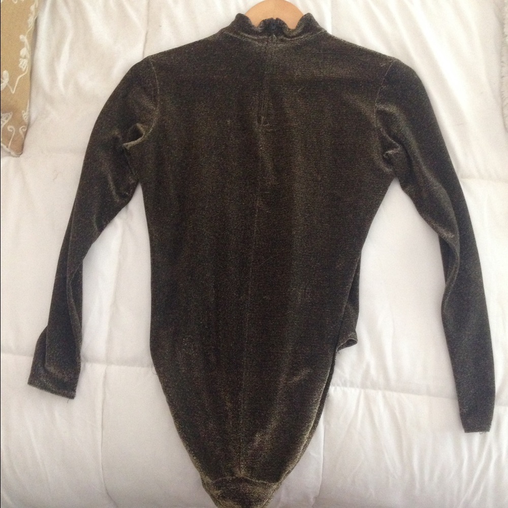 Gold Glitter Bodysuit! - Gem