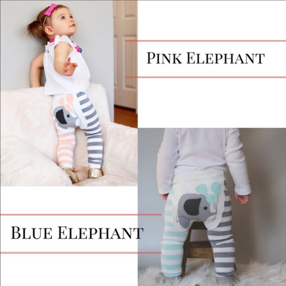 Doodle Pants | Bottoms | Blue Elephant Doodle Pants Baby Leggings ...