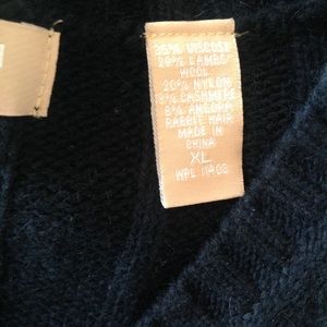 Kate Hill | Sweaters | Kate Hill Black Cable Knit Wool Sweater Nwt ...