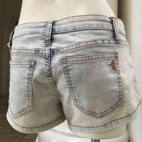 VIP | Shorts | Vip Jean Denim Short Shorts Light Blue Lowrise | Poshmark