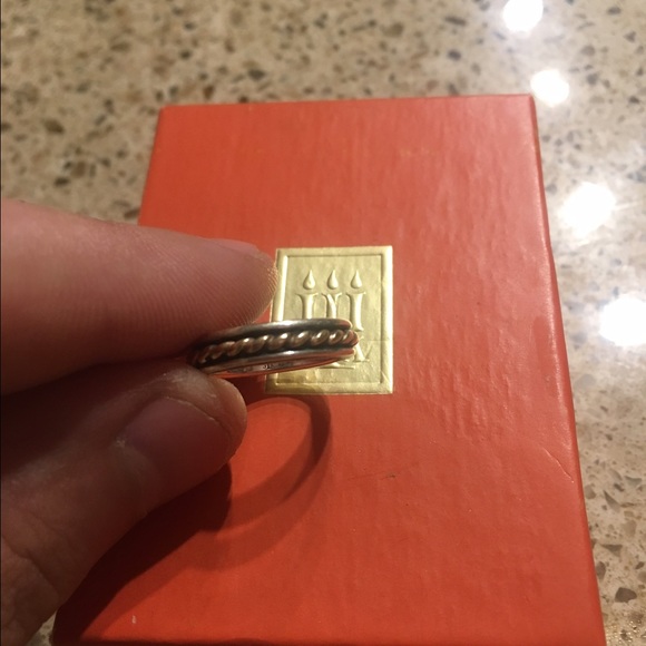 James Avery | Jewelry | James Avery Gold Twist And Silver Band | Poshmark
