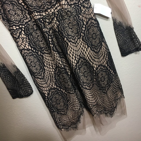 Dresses | For Love And Lemons Look Alike Nude Sheer Dress | Poshmark
