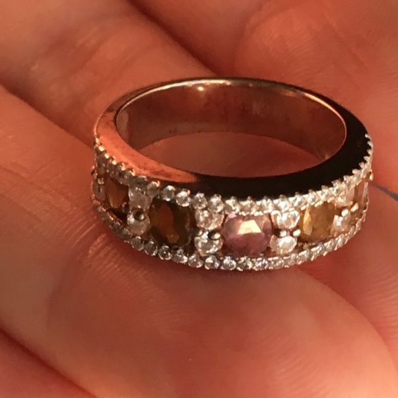 Miadora | Jewelry | Beautiful Miadora 8k Gold Plated Tourmaline Ring ...