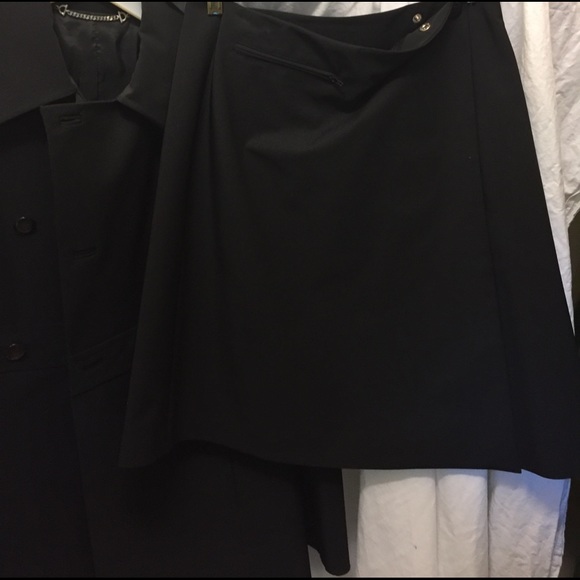 Gucci | Dresses | Gucci Black 2 Pc Microfiber Suit | Poshmark