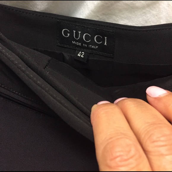 Gucci | Dresses | Gucci Black 2 Pc Microfiber Suit | Poshmark
