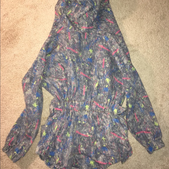 Jackets & Coats | Hooded Paint Splatter Denim Jacket | Poshmark