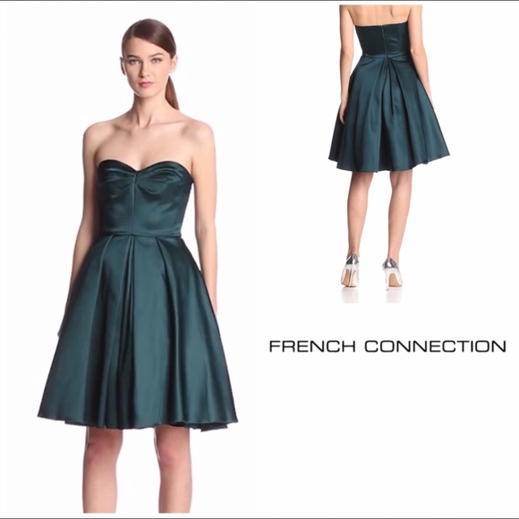 French Connection | Dresses | Like New Emerald Green Cocktail Dress ...