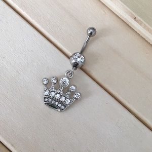 Jewelry | Princess Crown Belly Button Ring | Poshmark