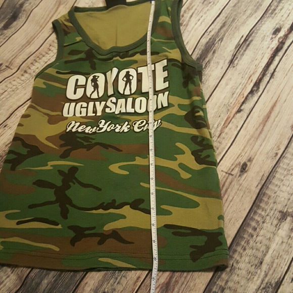 Tops | Coyote Ugly Saloon Army Tank Top Size Lxl | Poshmark