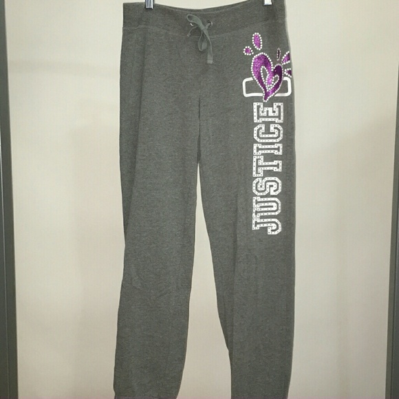 Justice | Pants & Jumpsuits | Justice Gray Sweat Pants | Poshmark
