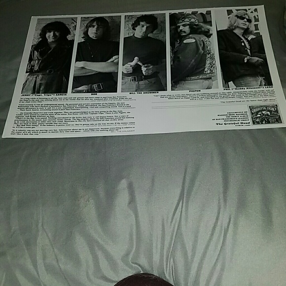 Grateful Dead | Other | Grateful Dead Career Cardboard Poster | Poshmark