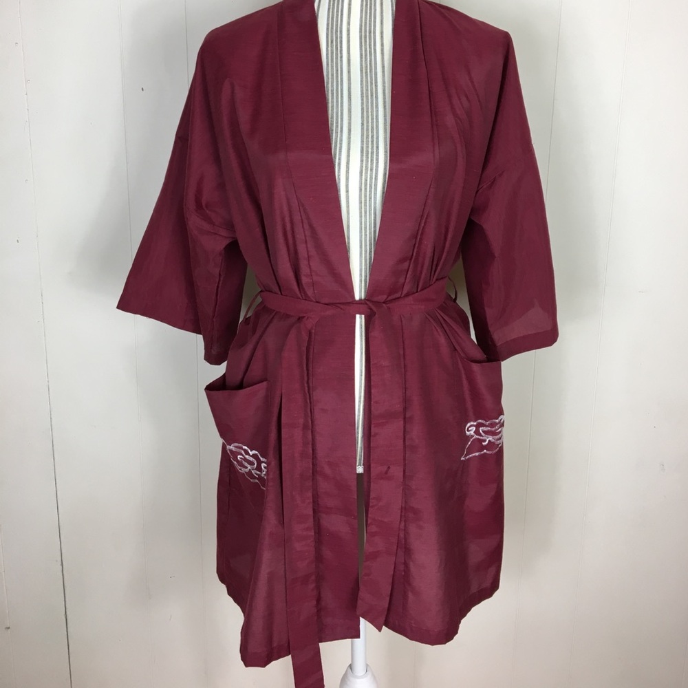 Vintage 1930-1940's Daffodil Dragon Robe Small - Gem