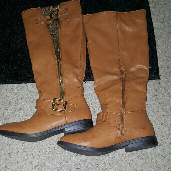 Shoes | Cognac Colored Boots 7 | Poshmark