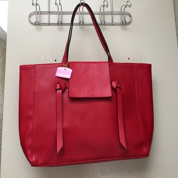 Elizabeth Arden | Bags | Nwt Elizabeth Arden Red Pvc Tote | Poshmark