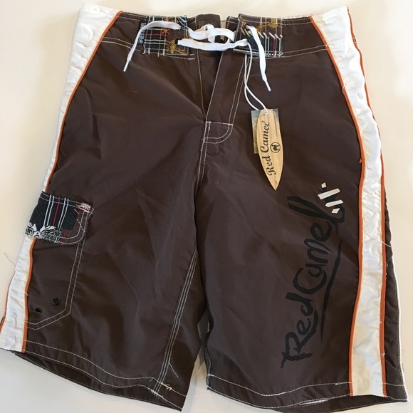Red Camel | Swim | Brown Red Camel Swim Trunks New With Tags | Poshmark