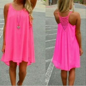 Swim | Pink Beach Coverup | Poshmark