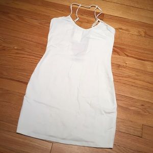 Tobi | Dresses | Brand New White Bodycon Dress With Open Back | Poshmark