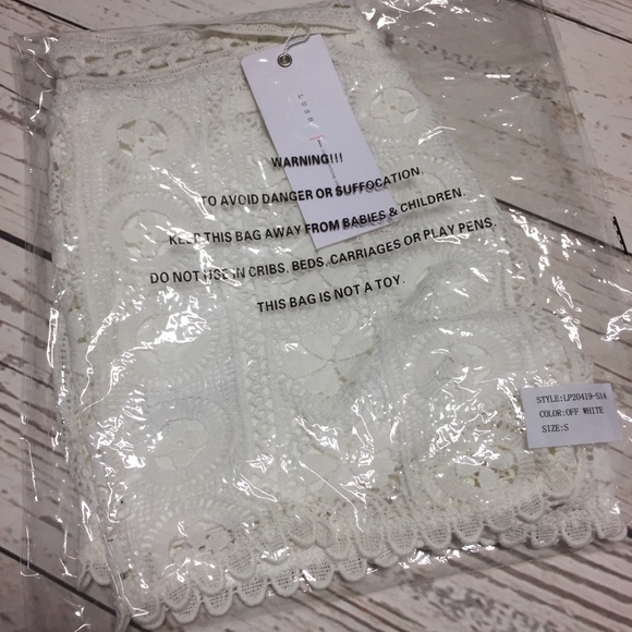 Shorts | Ivory Crochet Shorts | Poshmark