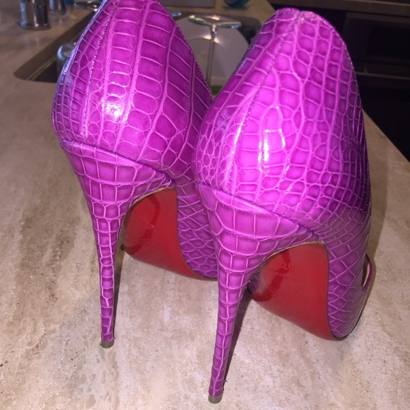 Christian Louboutin | Shoes | Christian Louboutin So Kate Alligator ...