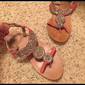 50% off Shoes - NWOT Helen's Heart Pink Bling Boots Size 6 from Amy's ...