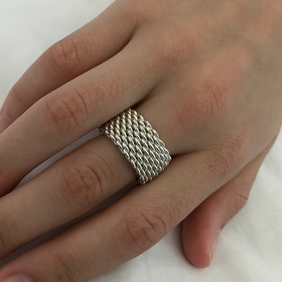 Jewelry | Sterling Silver Mesh Ring | Poshmark