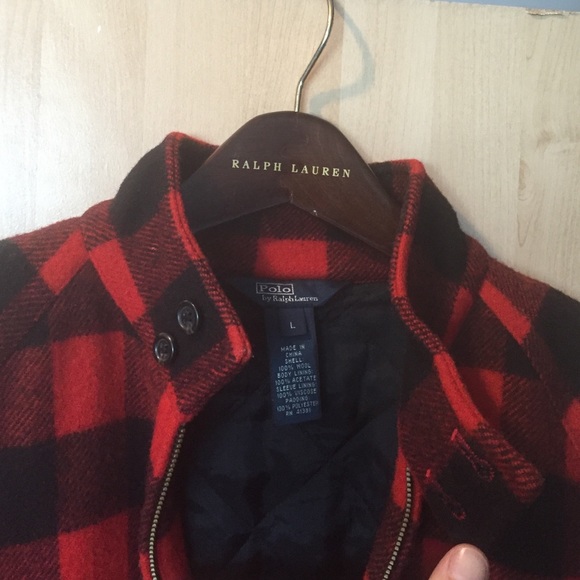 Ralph Lauren | Jackets & Coats | Rare Kids Rl Buffalo Check Wool Bomber ...
