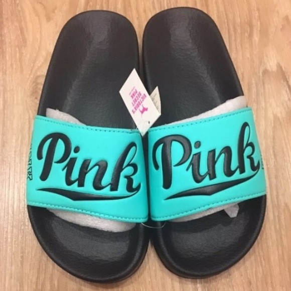 PINK Victoria's Secret | Shoes | Victorias Secret Pink Slide Sandals ...