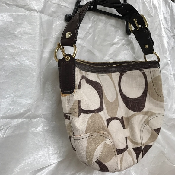Coach | Bags | Authentic Coach Signature Tonal Hobo | Poshmark
