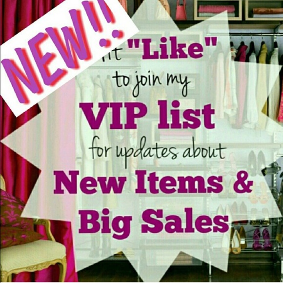 Other | Hit The Button To Become Part Of The Vip List | Poshmark