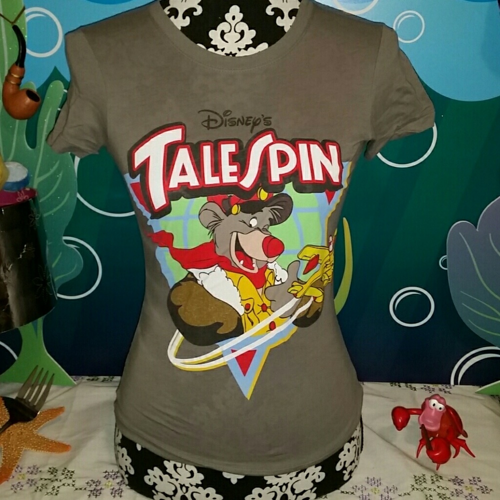 Disney's Tale Spin Baloo Sea Duck T Shirt - Gem