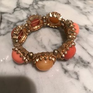 Anthropologie | Jewelry | Anthropologie Peach Ombr Colored Bracelet ...