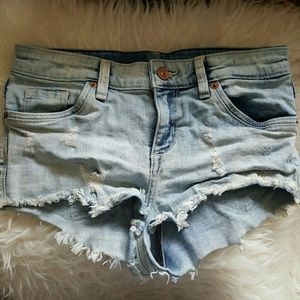 Divided | Shorts | Hm Divided Blue Jeans Booty Shorts Daisy Dukes ...