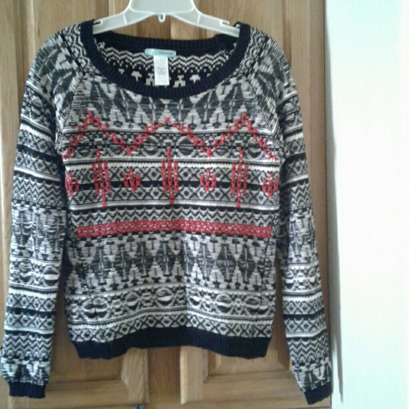 Maurices | Sweaters | Maurices Multicolored Scoop Neck Womens Sweater | Poshmark