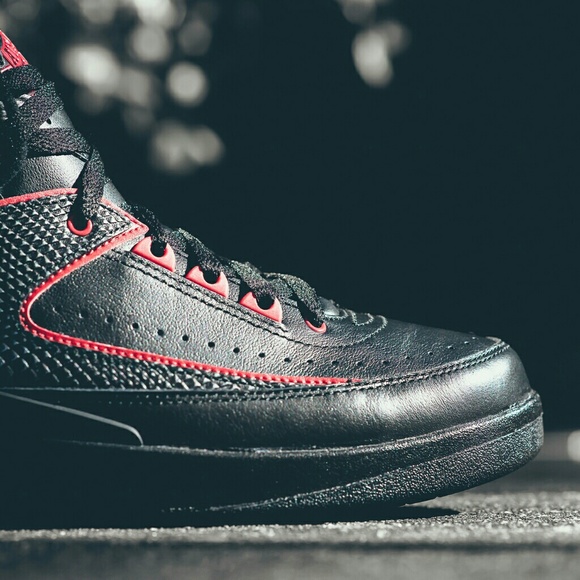 Jordan | Shoes | Air Jordan Retro 2 Ii Blackvarsity Red Sneakers | Poshmark
