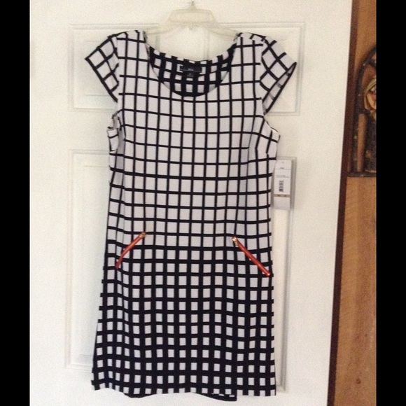 R&K | Dresses | Petite Window Pane Dress | Poshmark