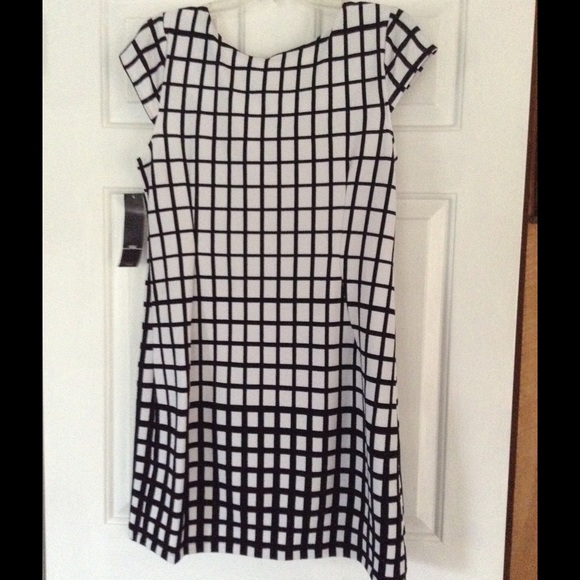 R&K | Dresses | Petite Window Pane Dress | Poshmark