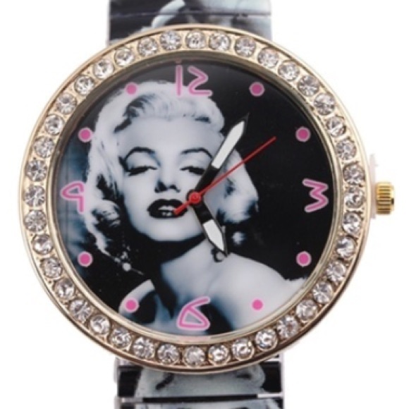 Accessories | Marilyn Monroe Fashion Watch With Stretch Band | Poshmark